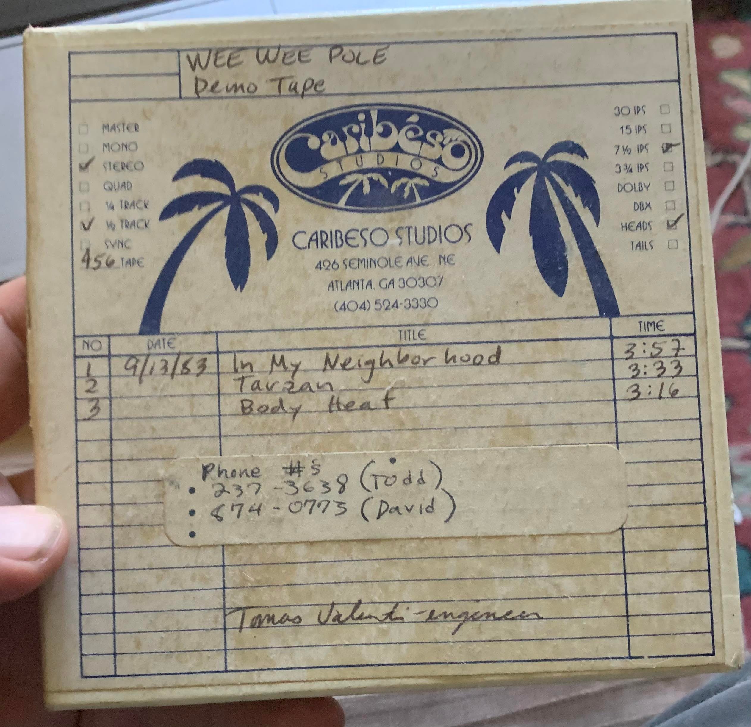 The Wee Wee Pole Demo Tape - Robert Burke Warren, Showfolk