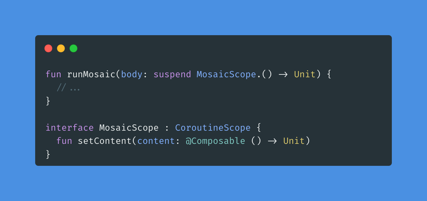 Writing a custom client library for the Compose runtime