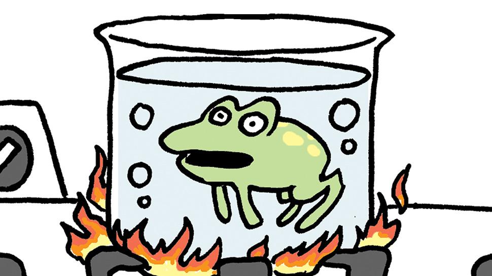 Boiling Frogs, All the Way Down - by Ruben Bolling