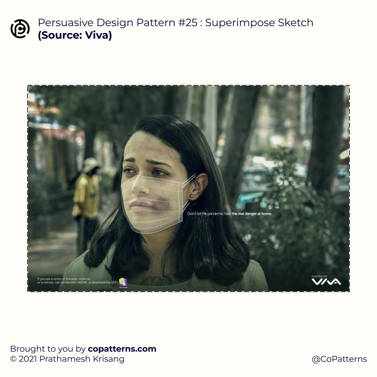 Superimpose Sketch : Persuasive Design Pattern #25