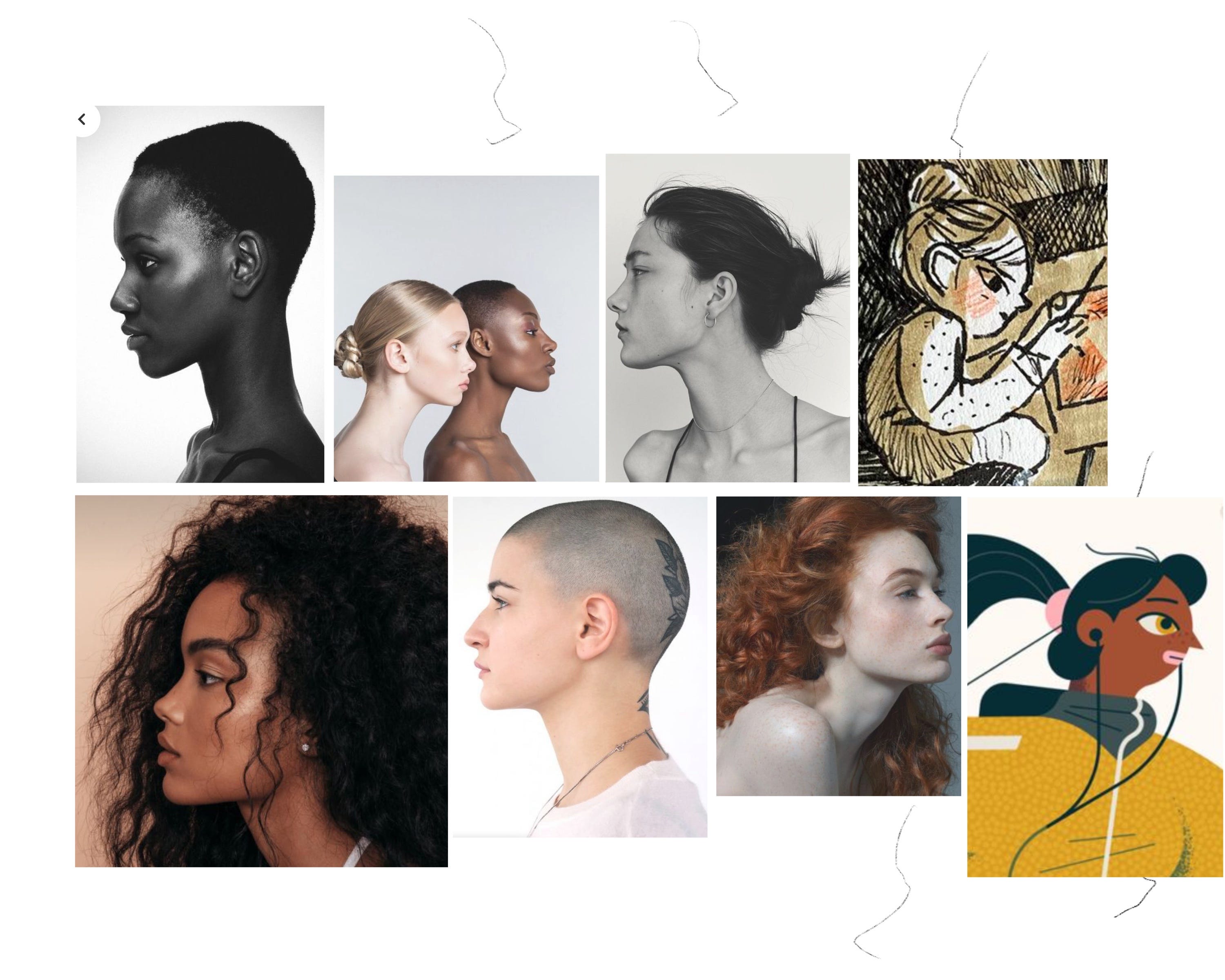 Day 12: Draw a Female Profile - by Adam Ming