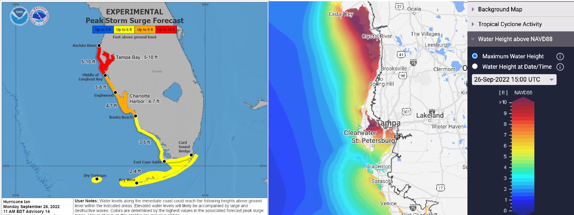 WeatherTiger's Hurricane Ian Forecast Analysis for September 26th (PM)
