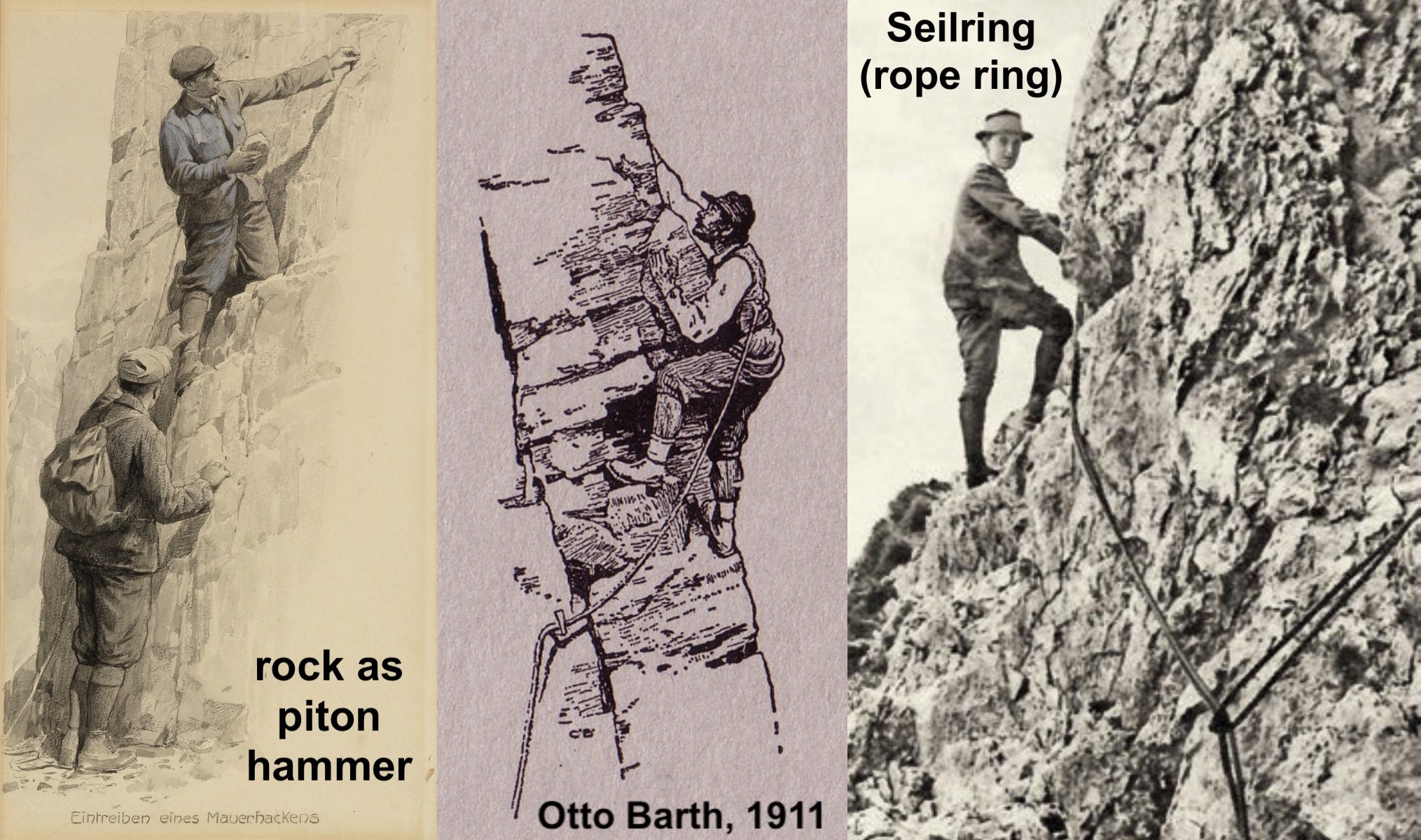 Climbing Pitons Early Evolution--part 1c--Mauerhaken