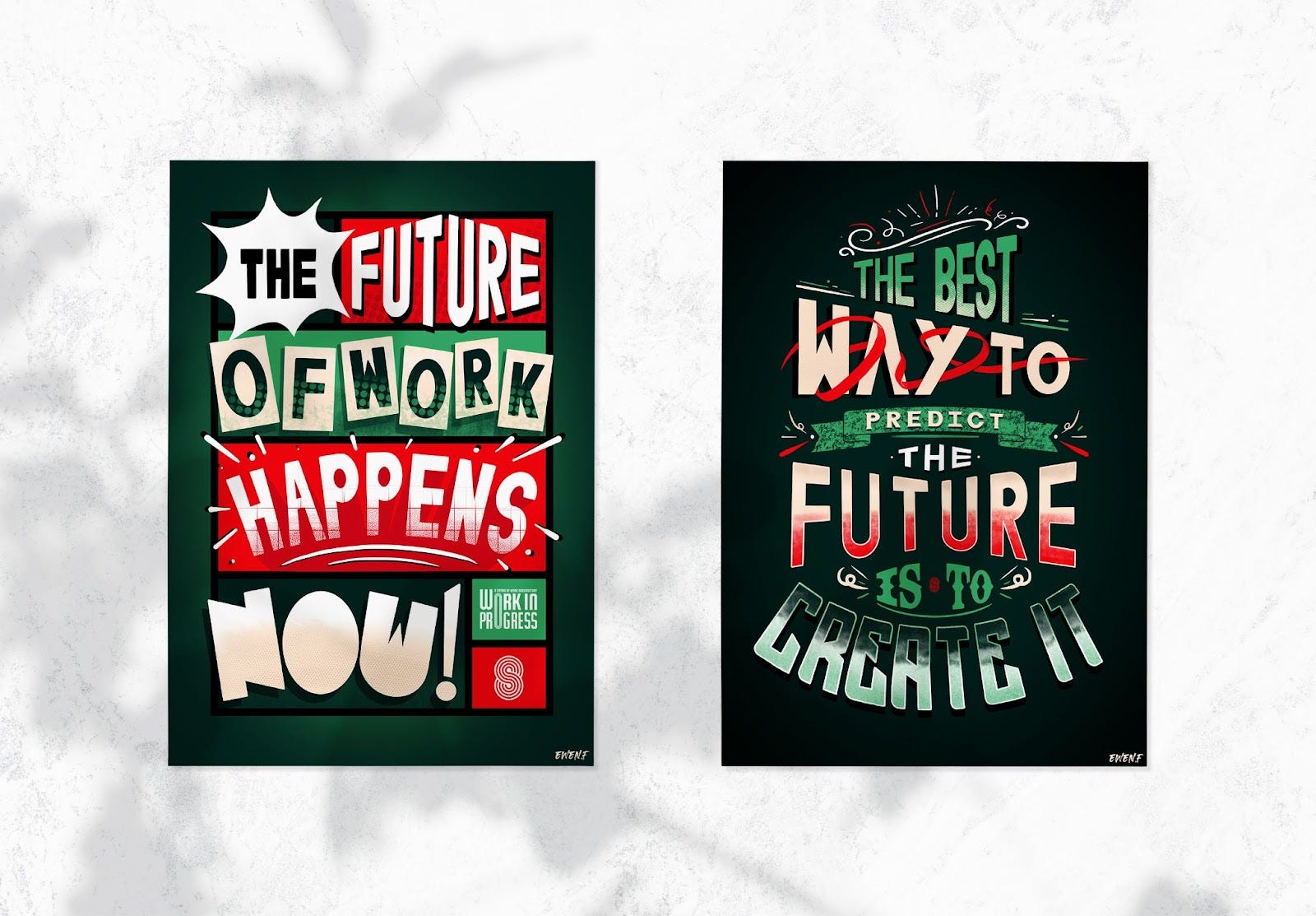 Les Posters Work in Progress ! - by Samuel Durand