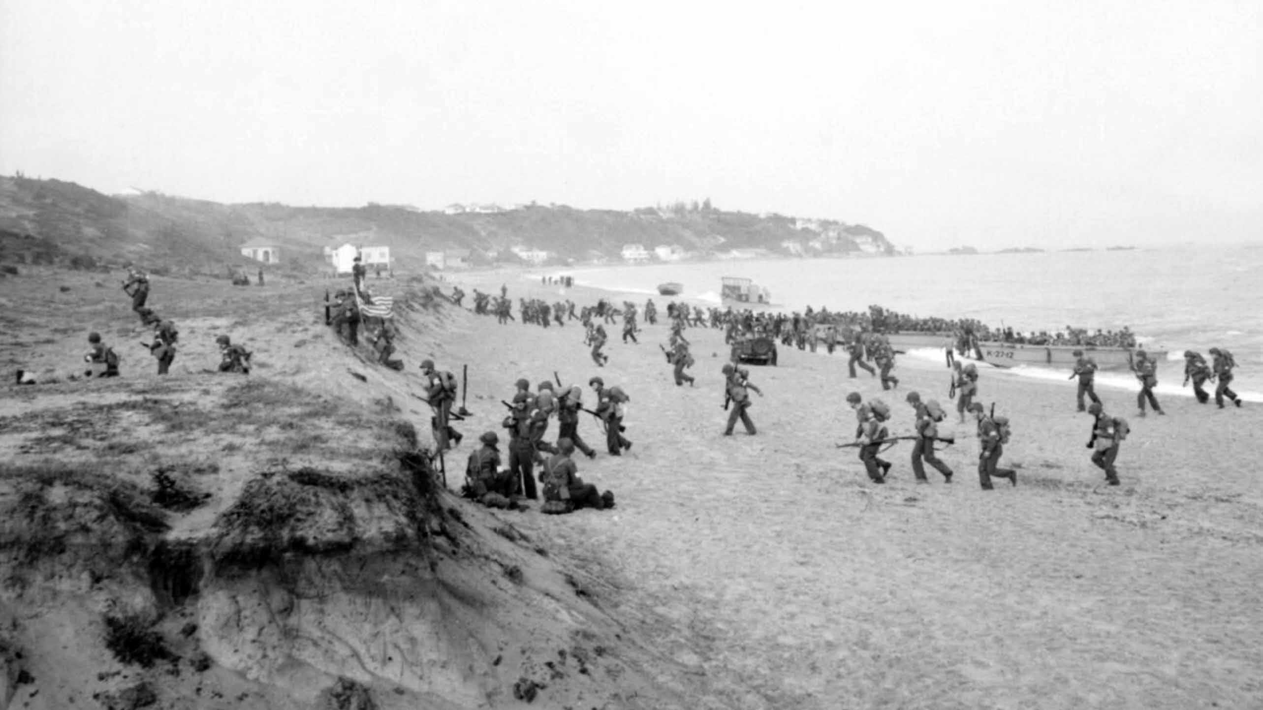 U.S. forces land in North Africa - by Martin Cherrett