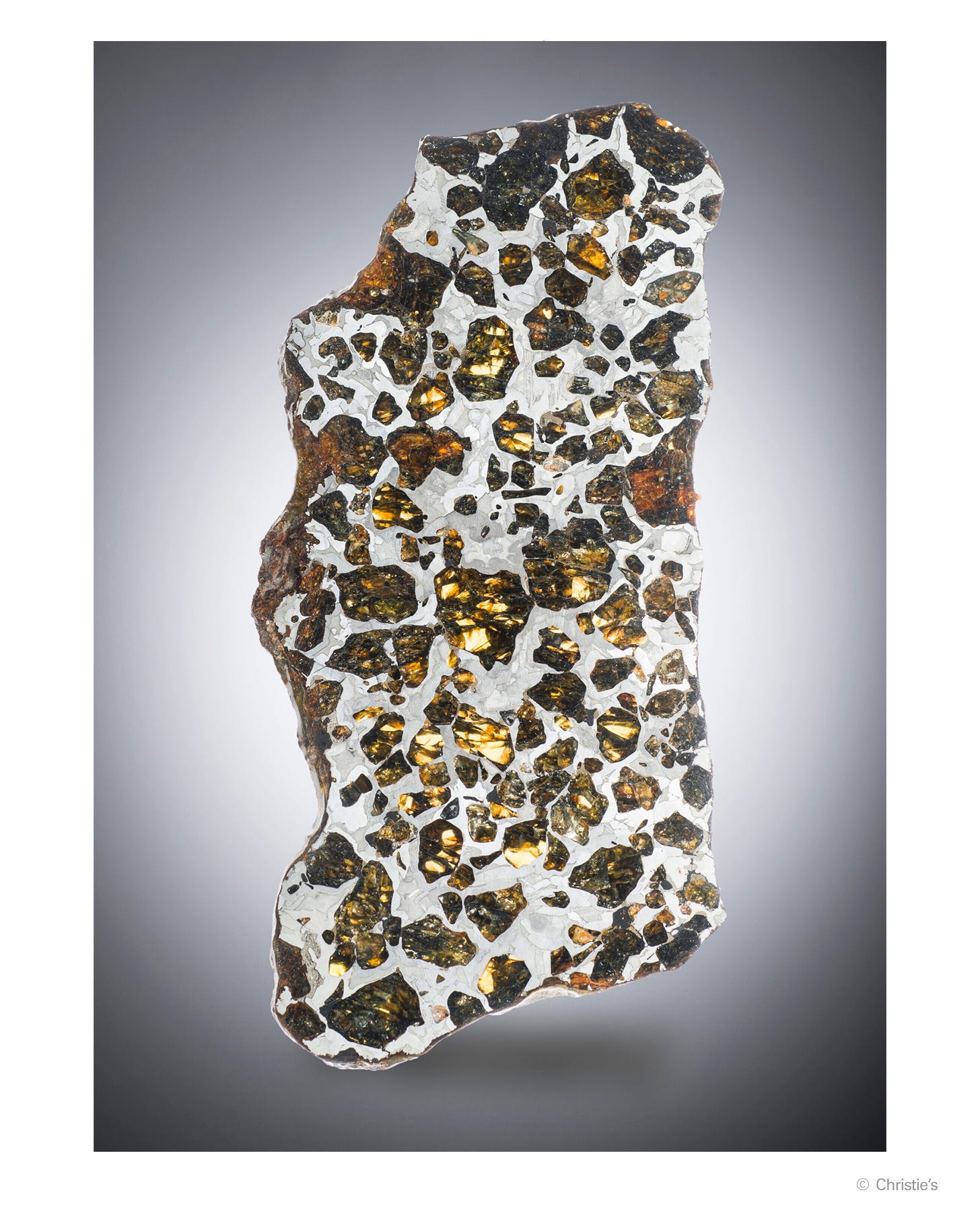 Pallasites by the dashboard light - by Monica McLaughlin