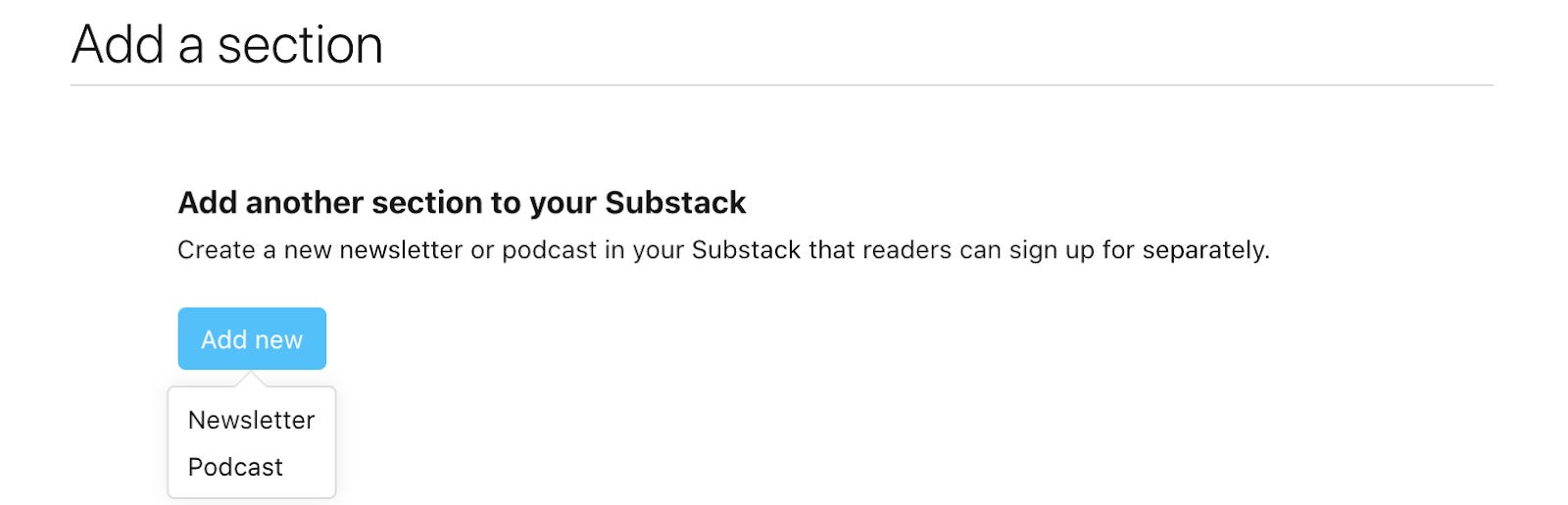A guide to publication sections - On Substack