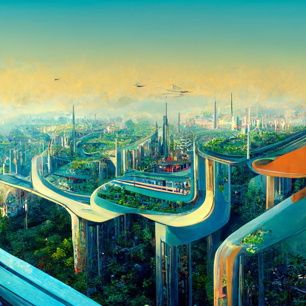 Ebenezer Howard built utopian cities in England