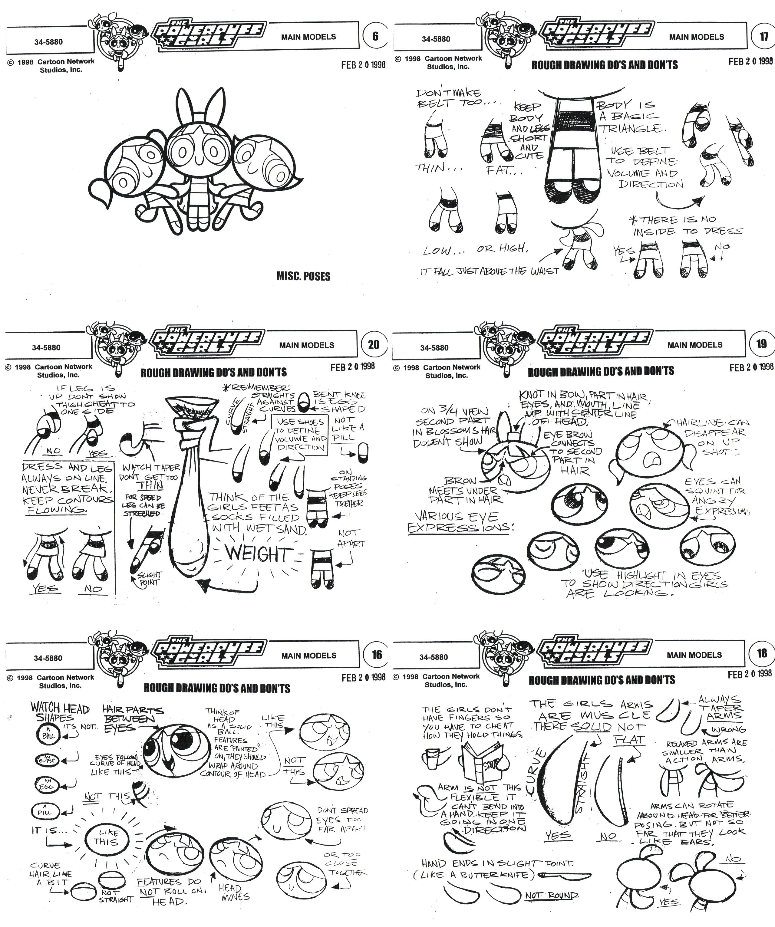 How They Designed the Powerpuff Girls