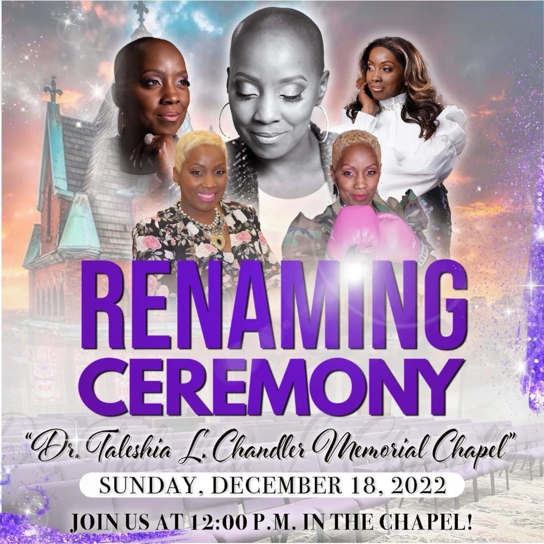 Cedar Street Baptist Dedicates Chapel to Taleshia Chandler