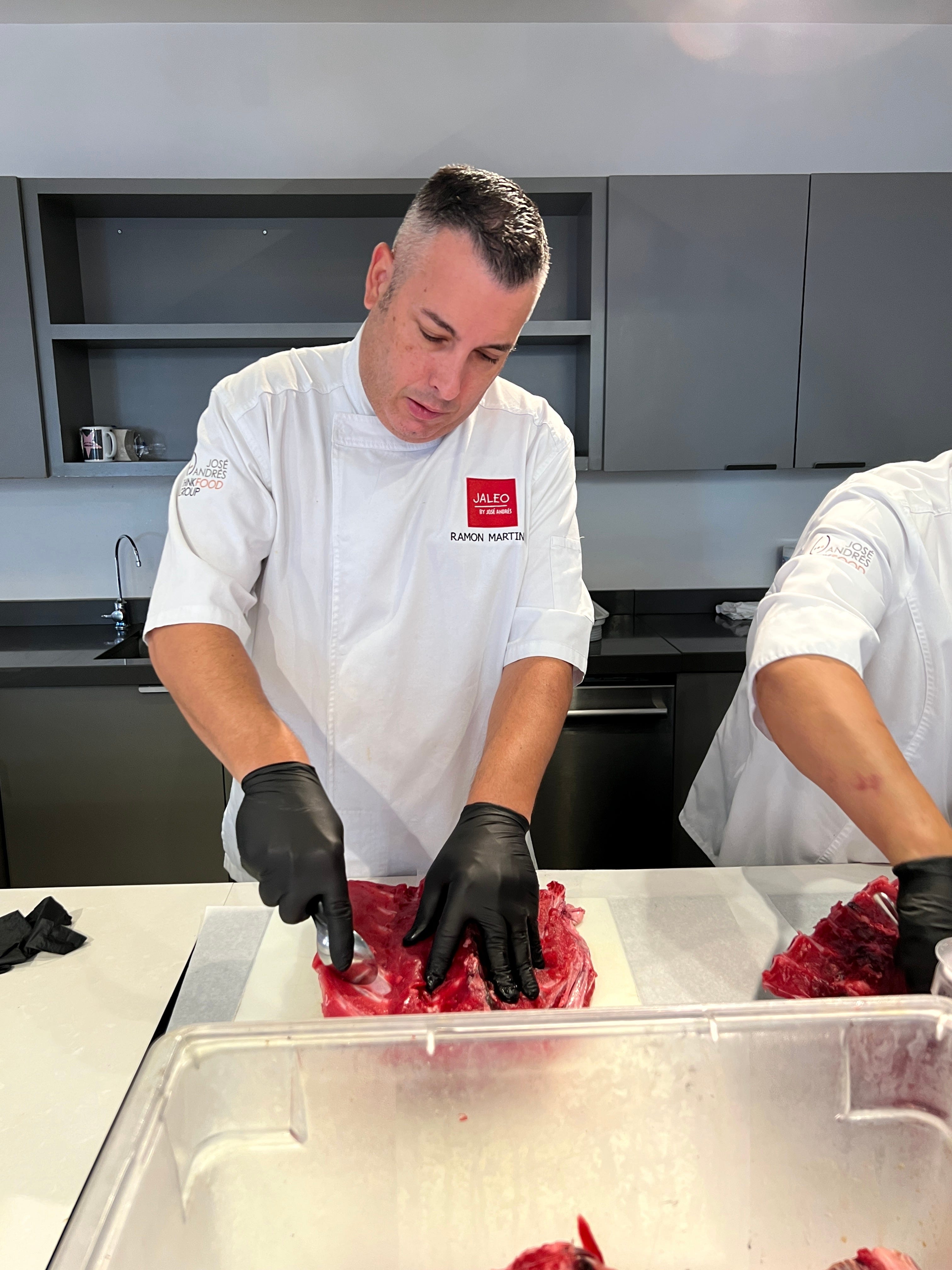 What do you do with a 244-pound tuna?