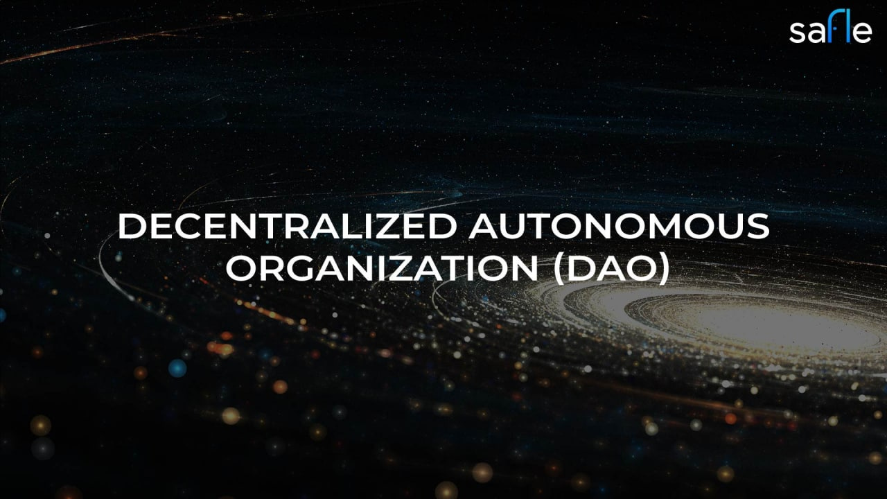 DECENTRALIZED AUTONOMOUS ORGANIZATION (DAO) - by Dev Bajaj