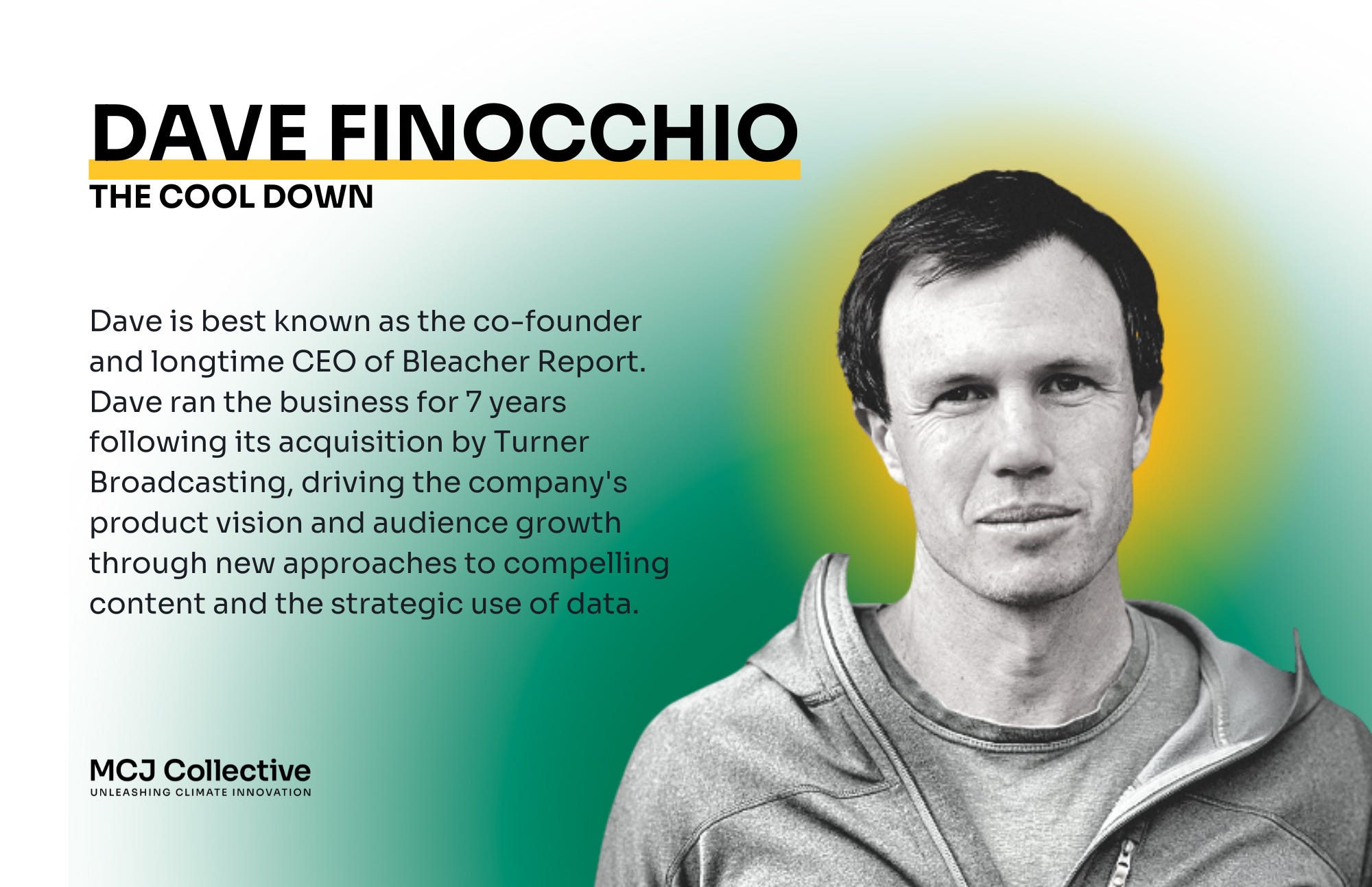 Startup Series: The Cool Down - the MCJ Newsletter