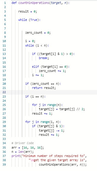 Print the left element - by S_Puja - Algothink