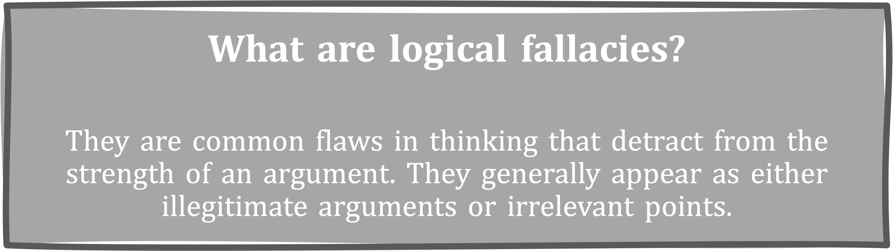 How to stop arguing like an idiot - by Robert Sturgeon