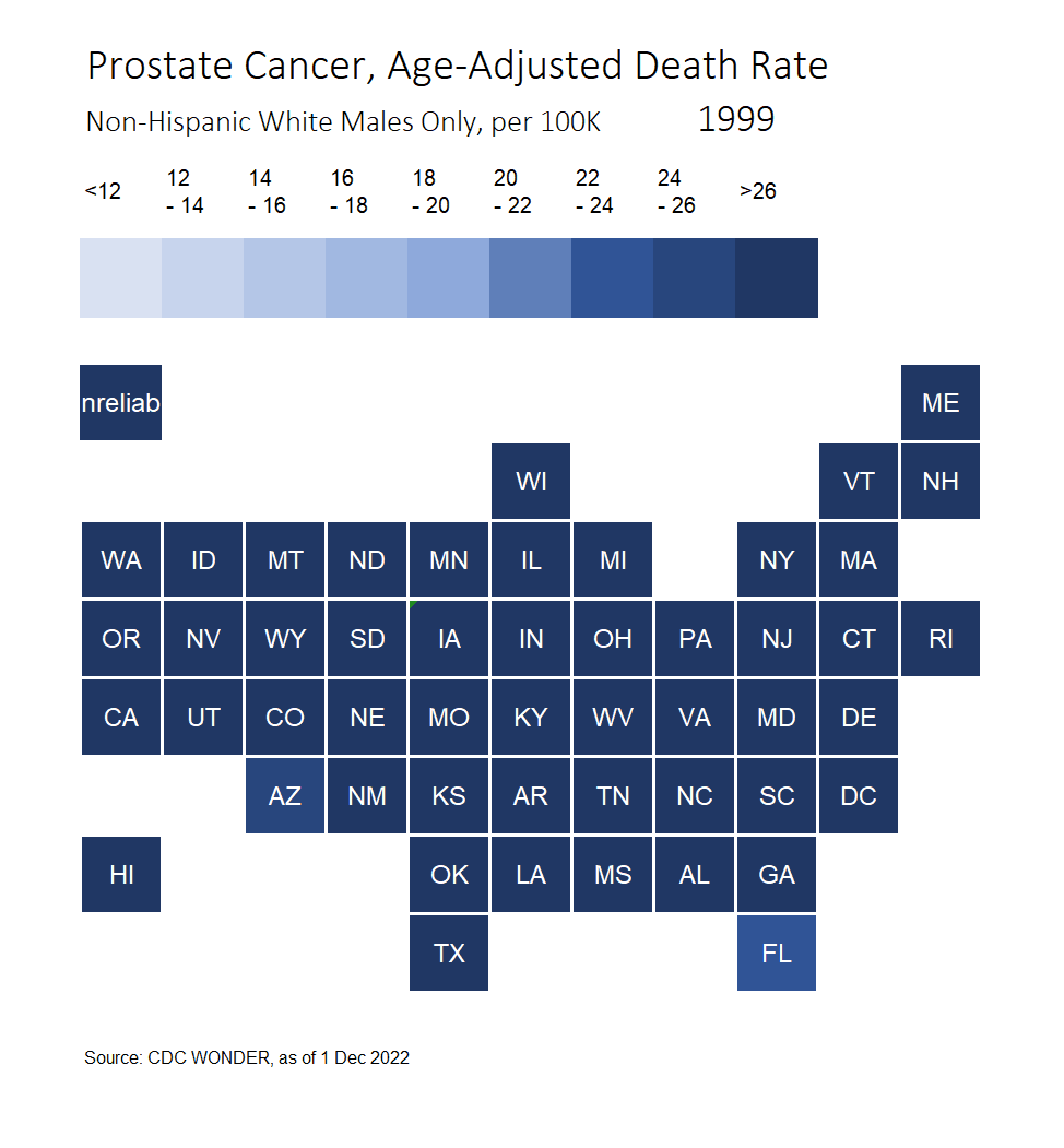 Movember 2022: Prostate Cancer - Geography and Race/Ethnicity