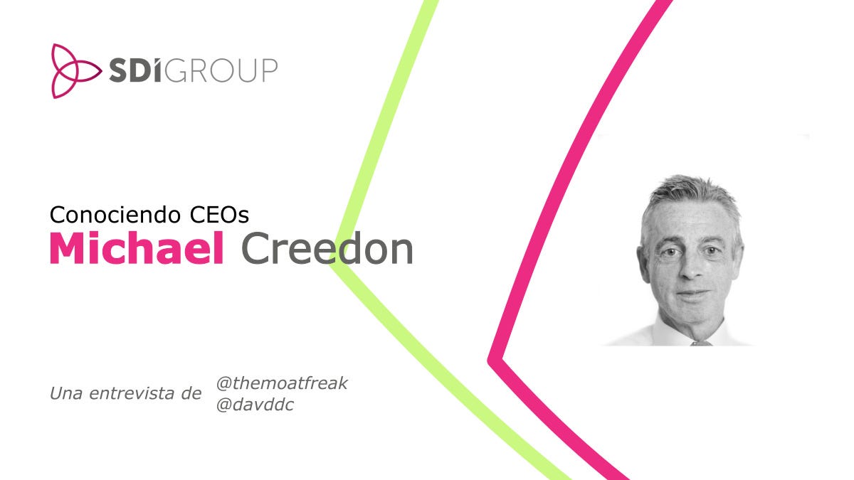 Conociendo a Michael Creedon (CEO de SDI Group plc)