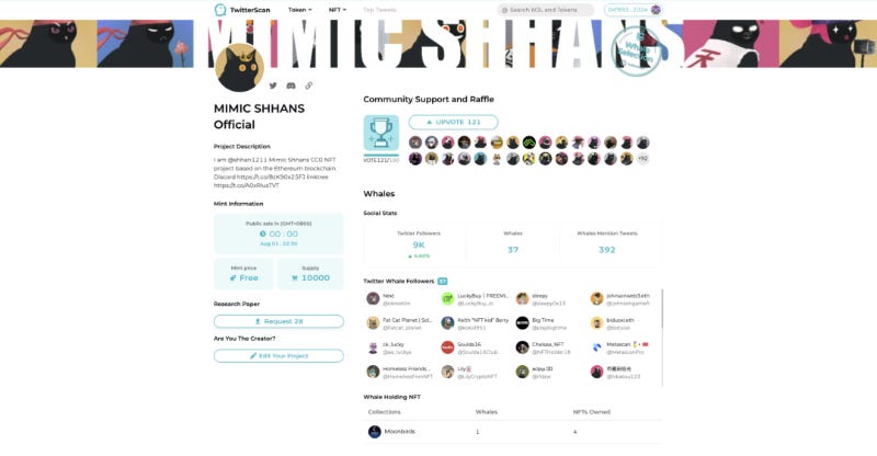 MetaScan：从TwitterScan着手，构建跨Web2-Web3生态版图 - 深潮 TechFlow