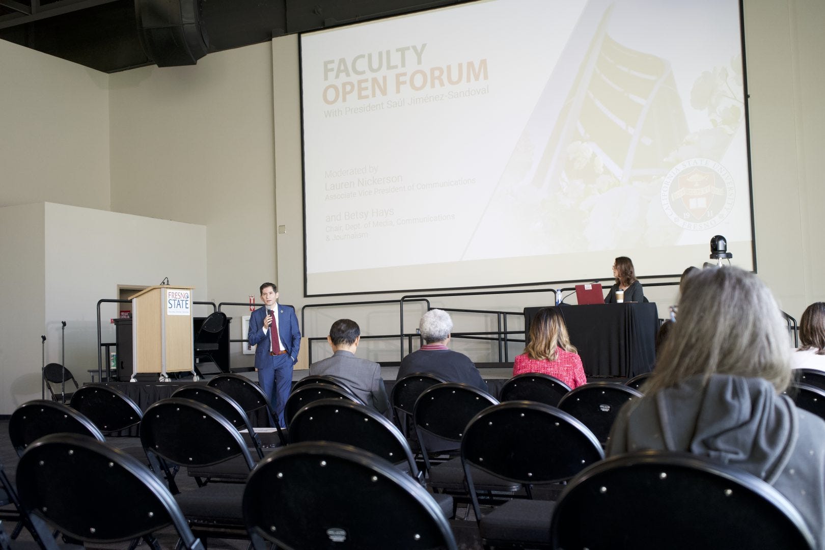 Fresno State faculty and staff speak on campus issues in open forums