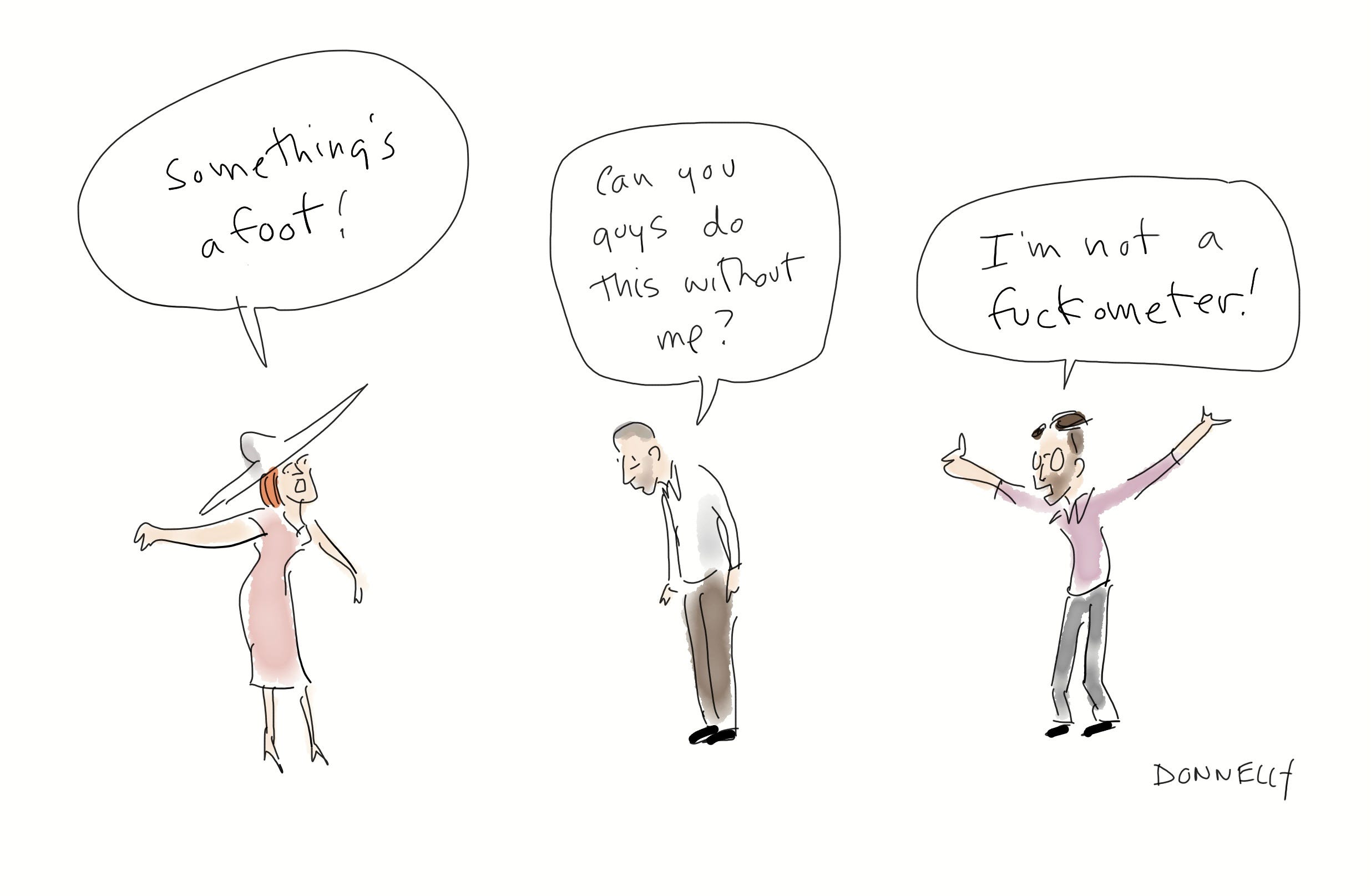 Drawing The Season Finale of Succession - by Liza Donnelly