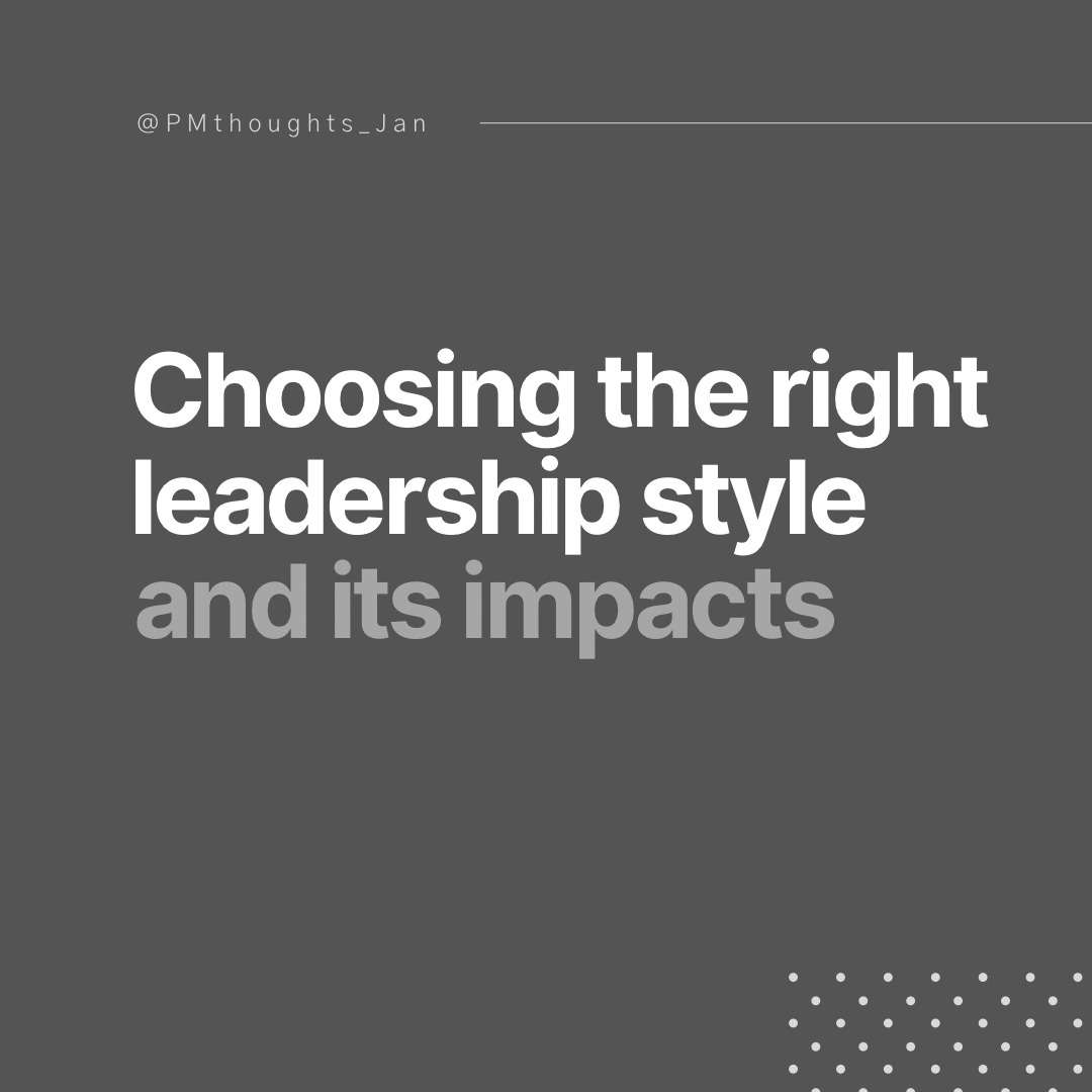 The 6 basic Leadership Styles and their Importance for PMs