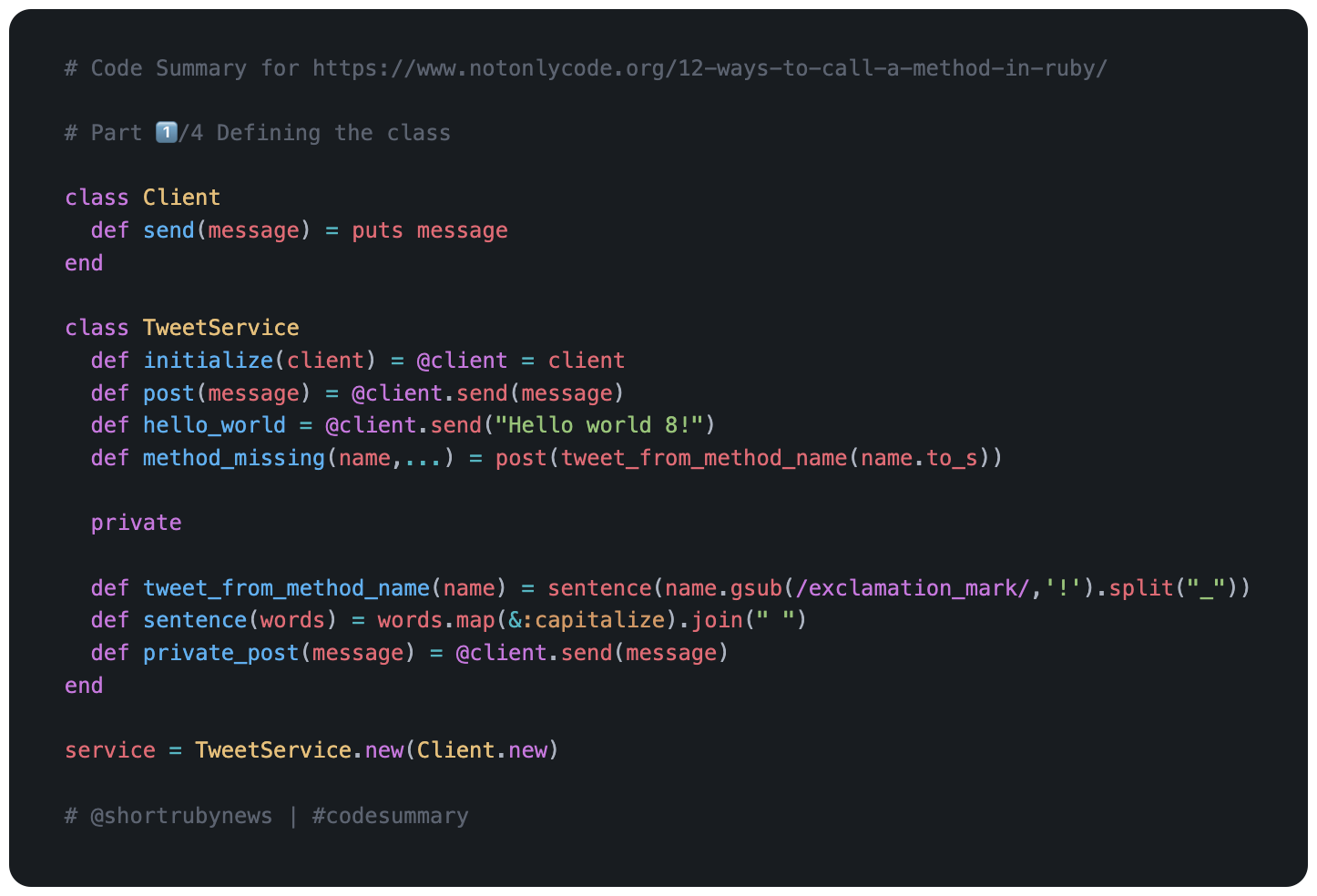Ways To Call A Method In Ruby By Lucian Ghinda