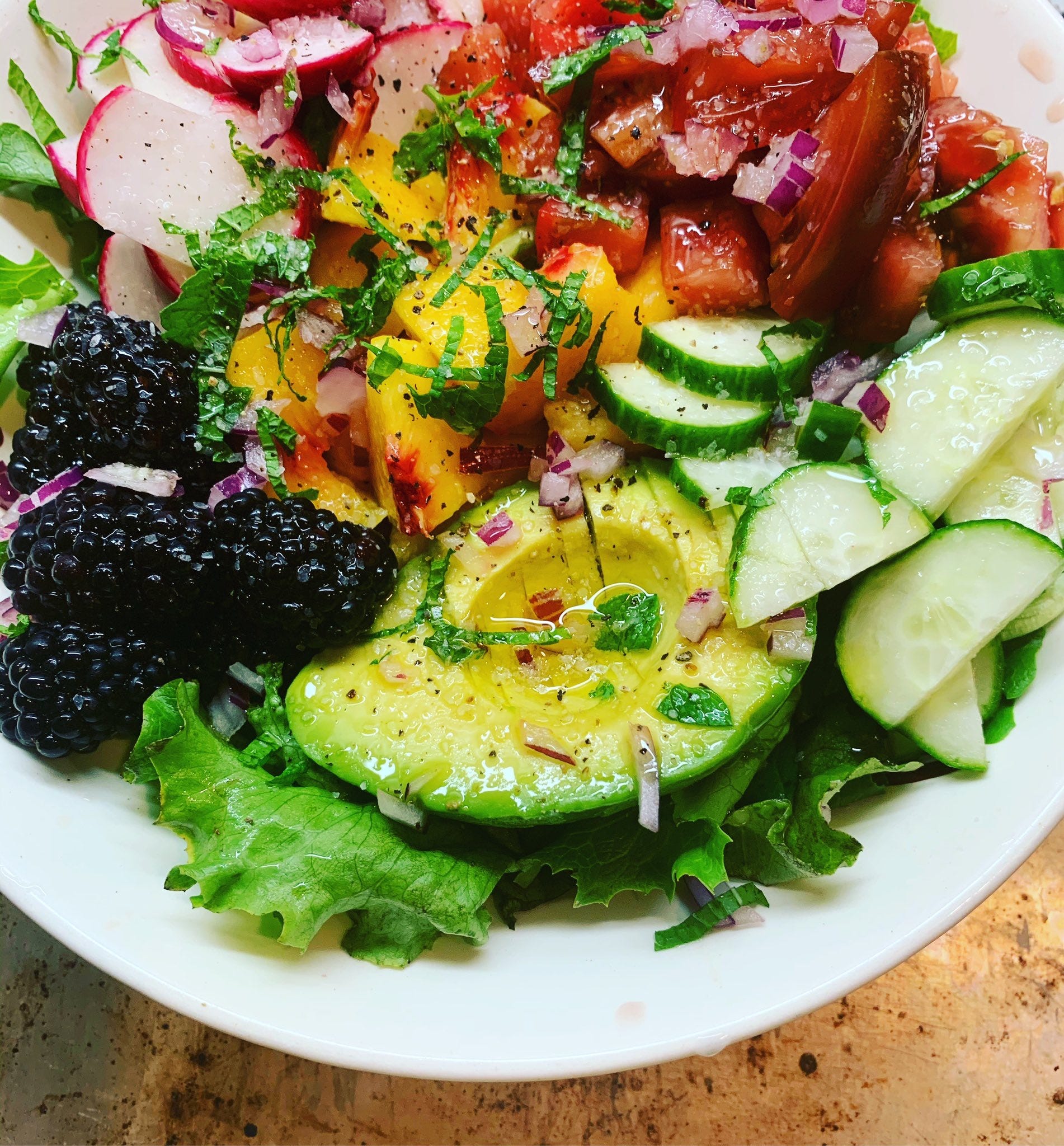 Welcome to the Department of Salad #1! - by emily nunn