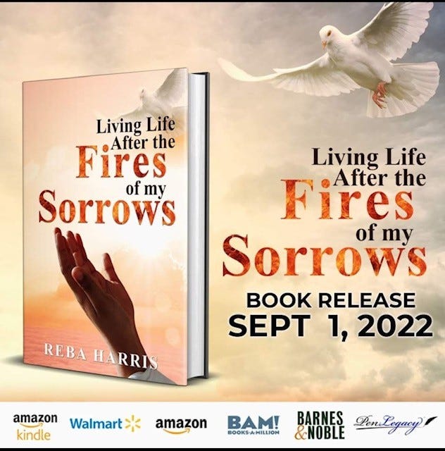 Reba Harris’ Memoir: ‘Living Life After the Fires of My Sorrow’