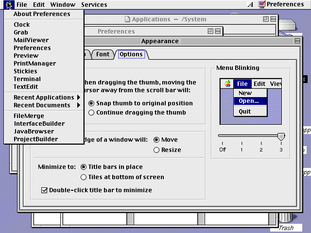 Hands on with 1998's Rhapsody DR2 (the precursor to MacOS X)