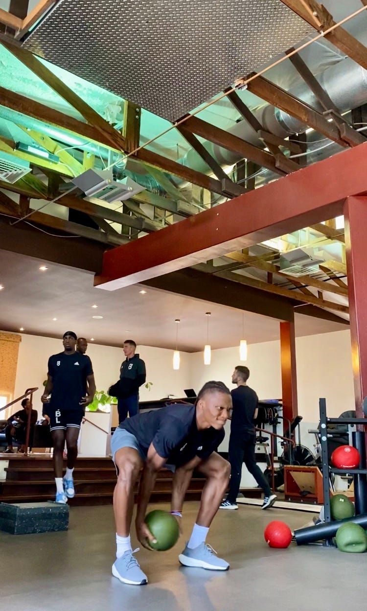 Bennedict Mathurin versus the ceiling - by Travis Moran