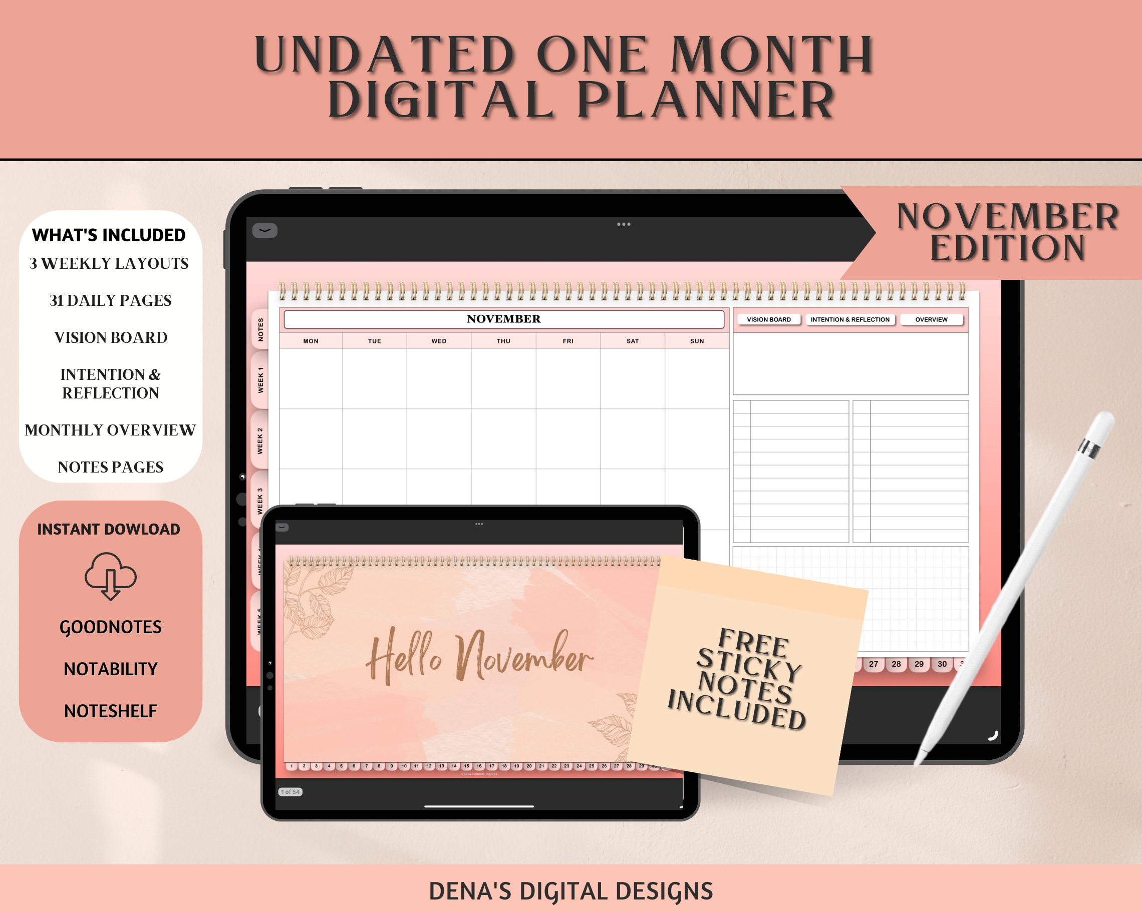 Happy 11/11! 🙏 Get 25% off the Intentional Life November Planner!