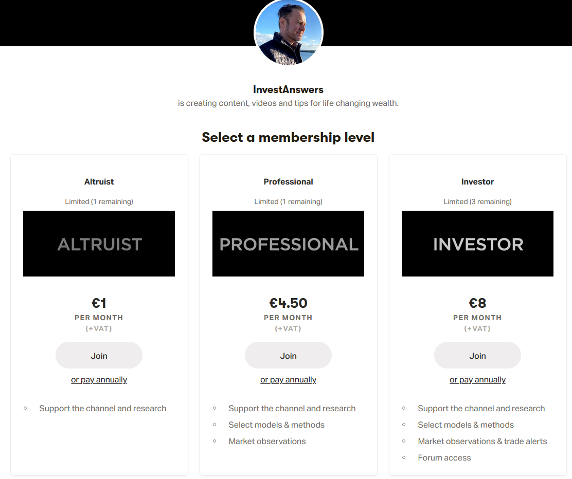 InvestAnswers and IADSS - The CryptoG