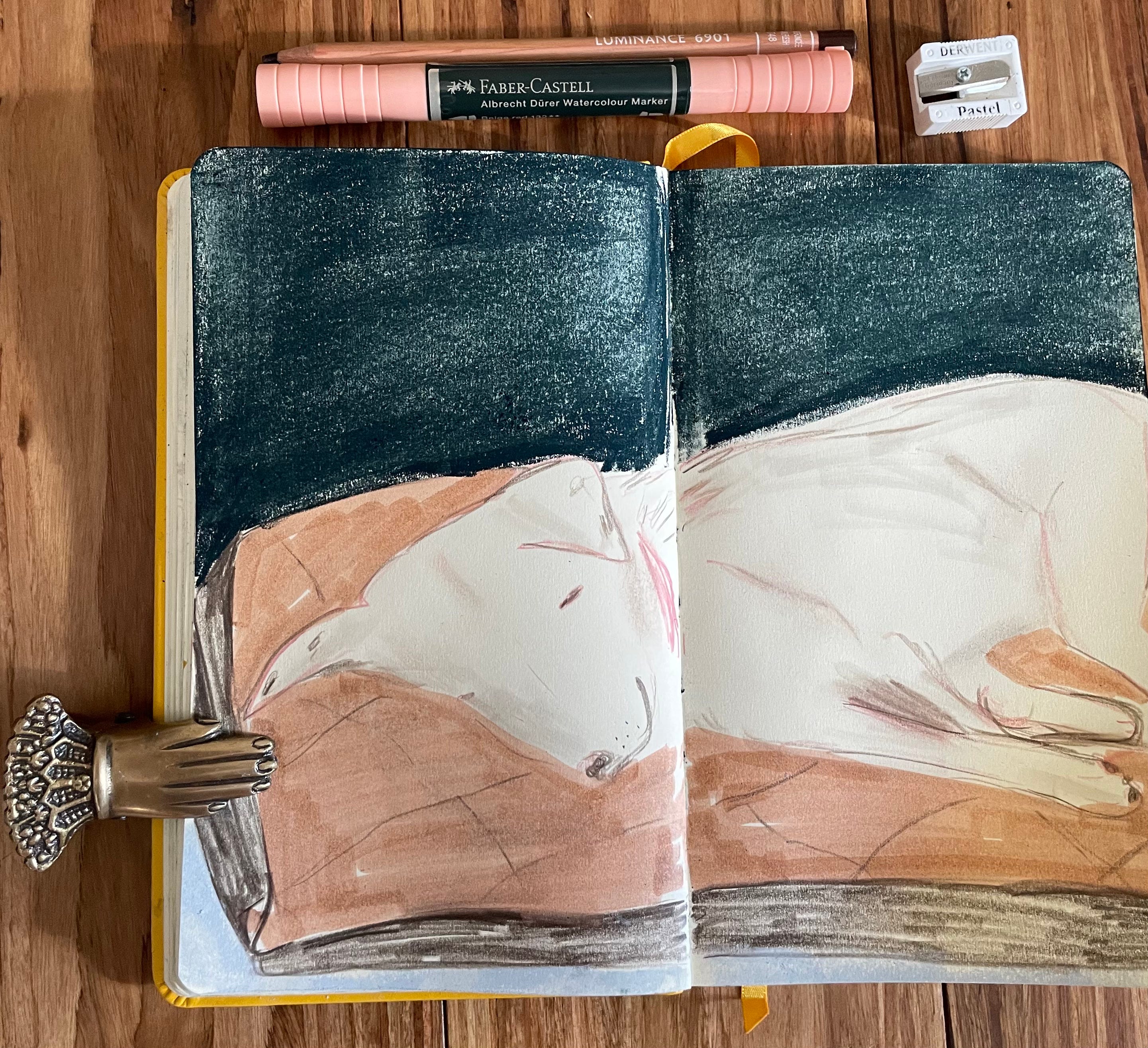 the joy of used books - by Patty Arehart - Patty Paints
