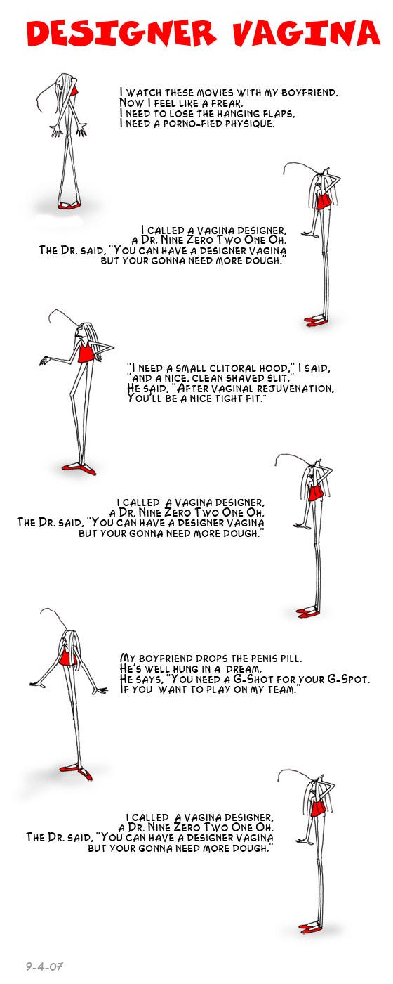 Designer Vagina - by Mr. Drinkwater - Mrdrinkwater