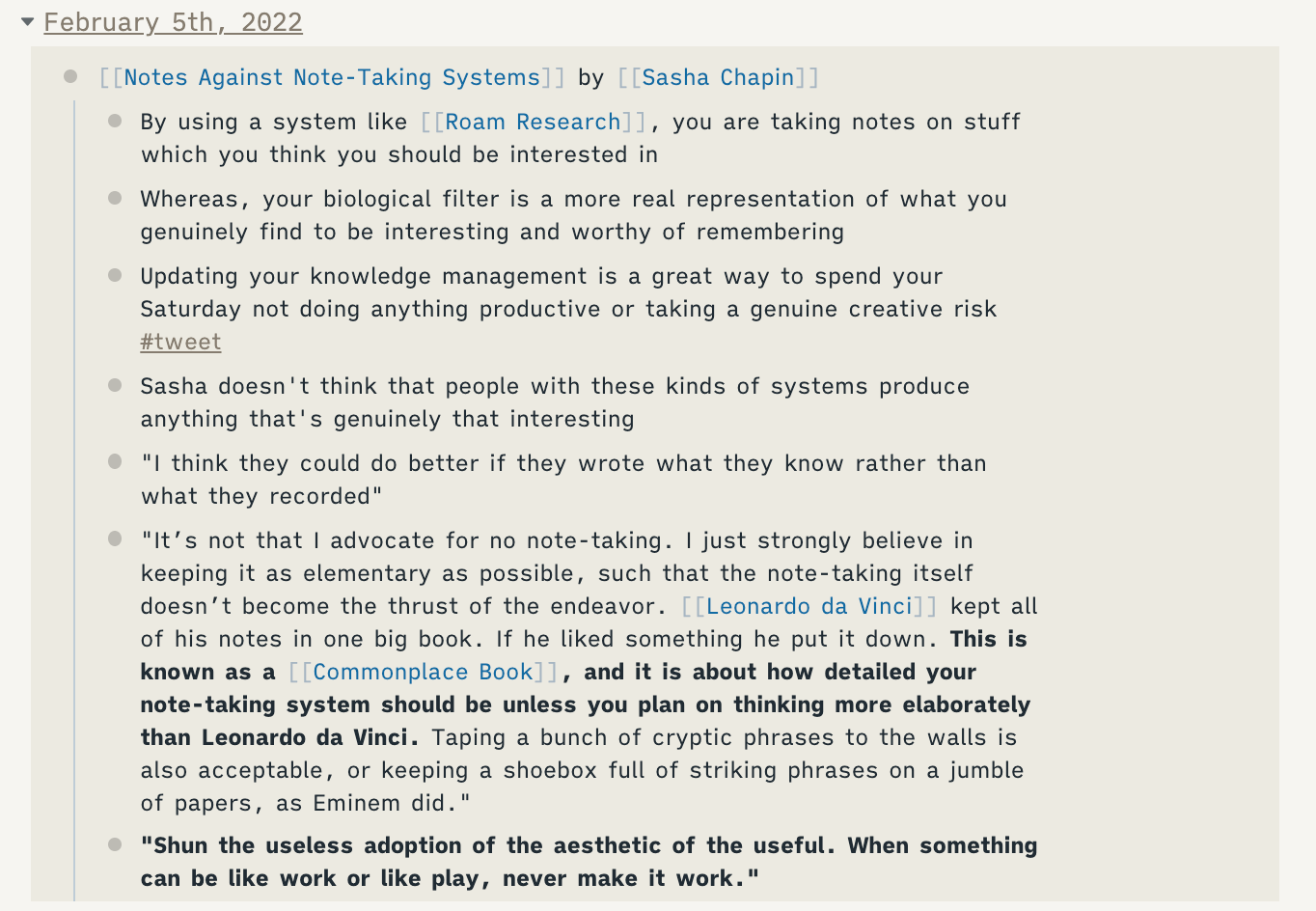 The Note Taking Nerd Snipe - by Grant Dever 🌄
