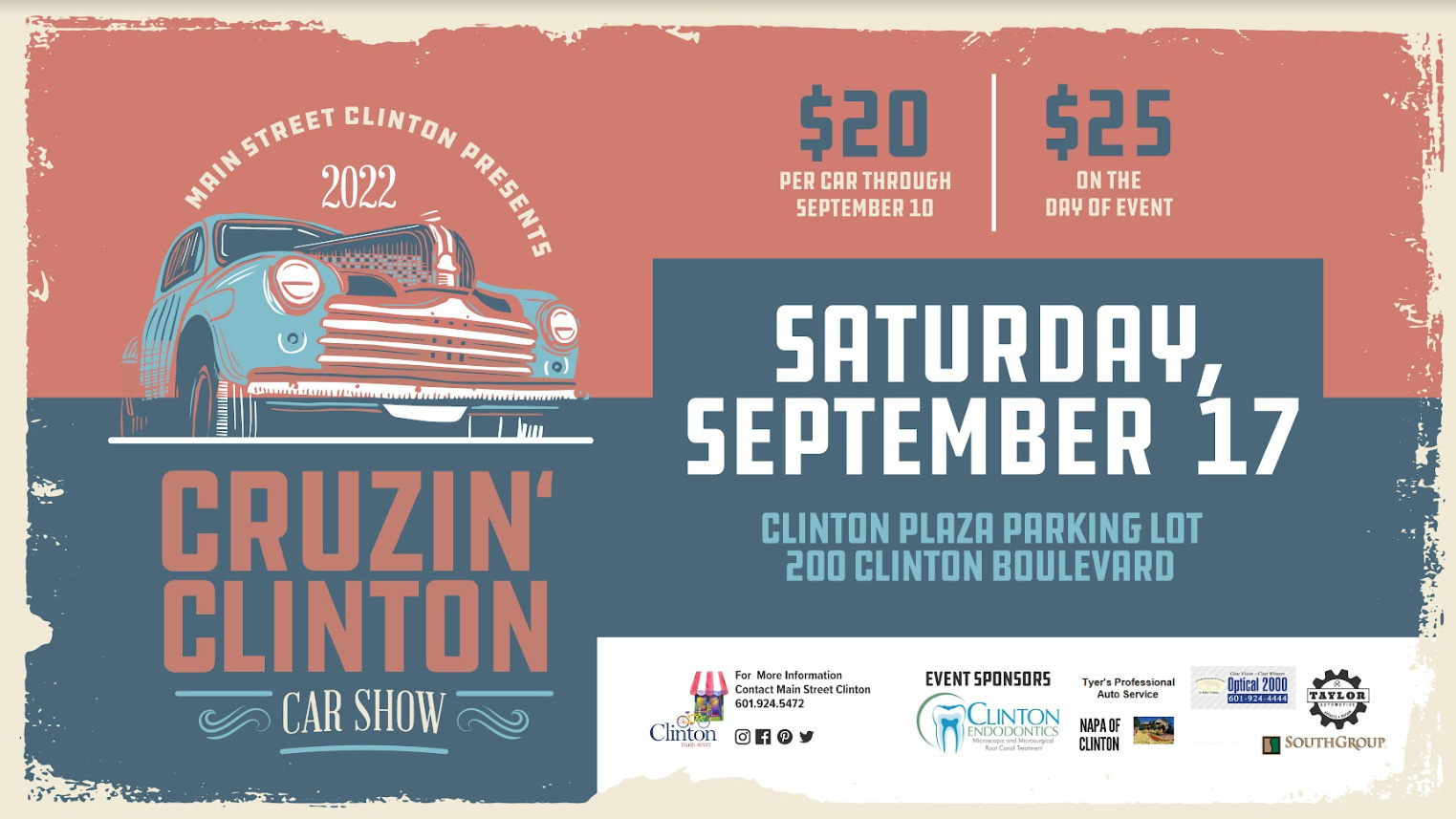 Main Street Clinton Hosts Annual Car Show on the Brick Streets