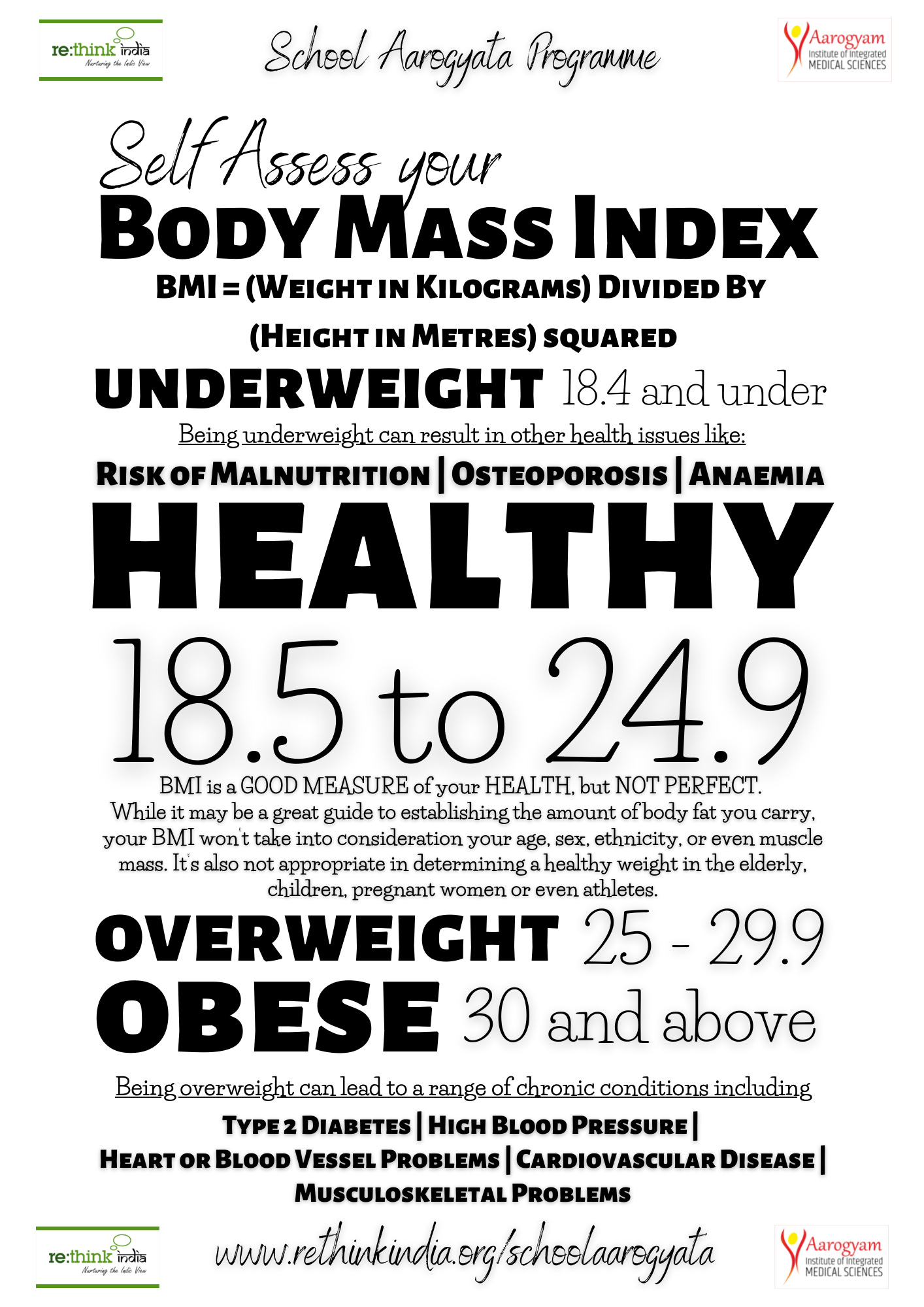 Do Convert the Height & Weight Check-up DATA at your School into BMI ...