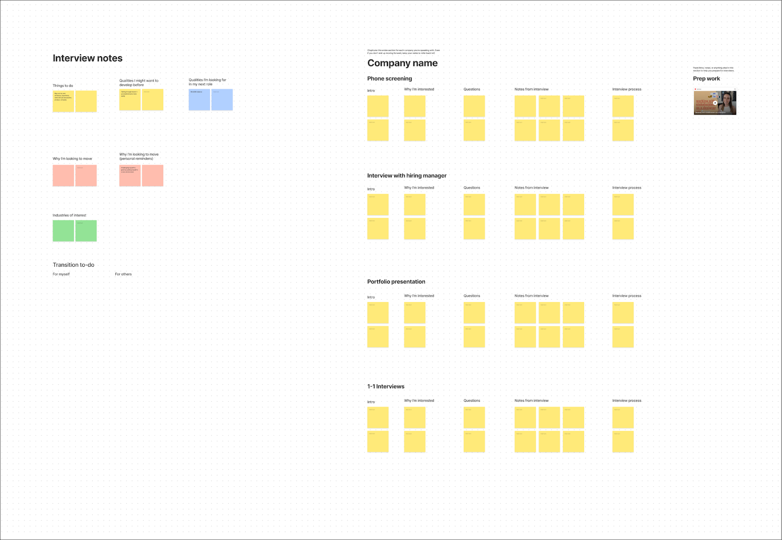 Organizing Your Product Design Job Hunting Process (with templates!)