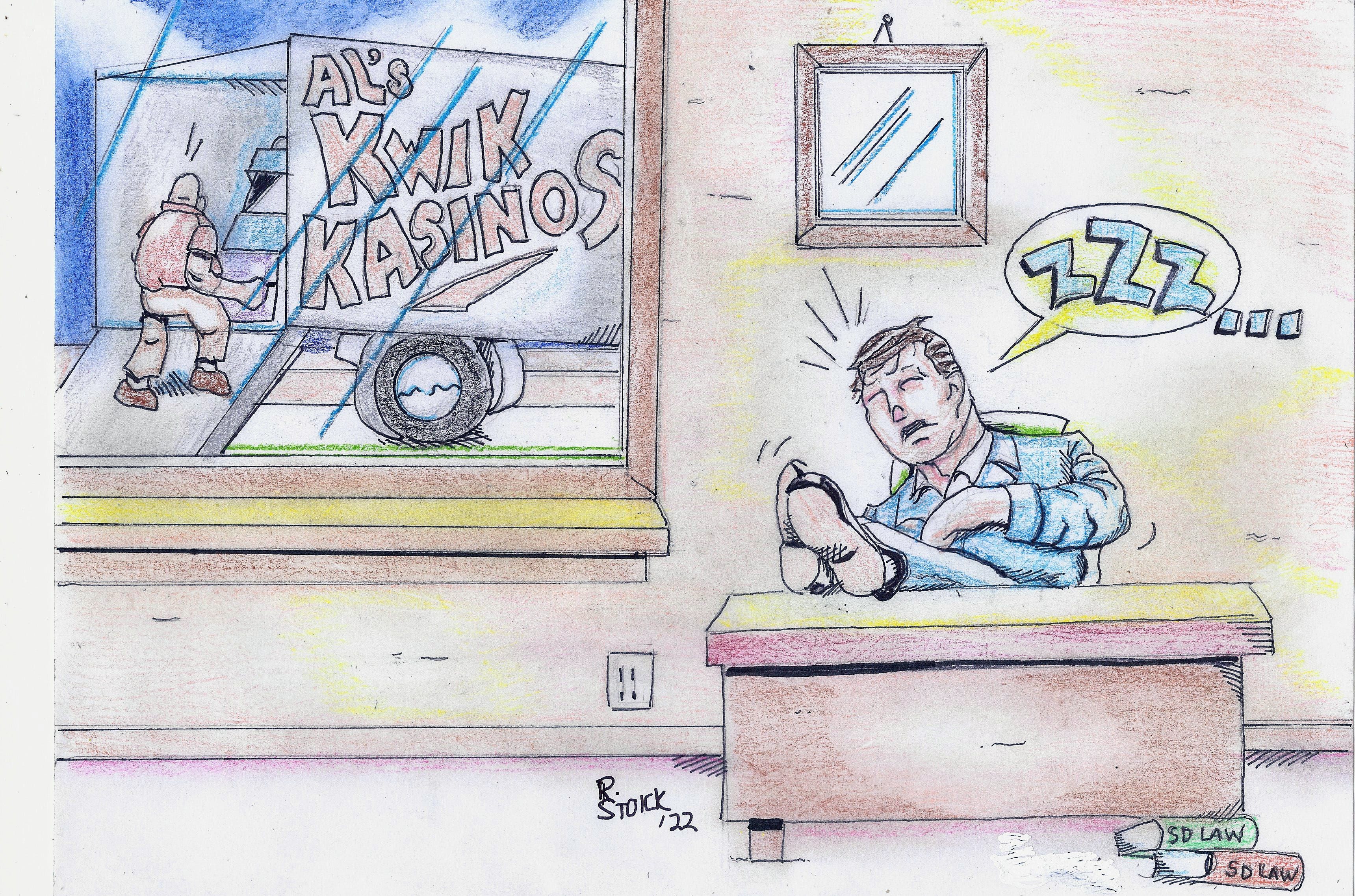 Weekly cartoon: Meanwhile, at the South Dakota Gaming Commission