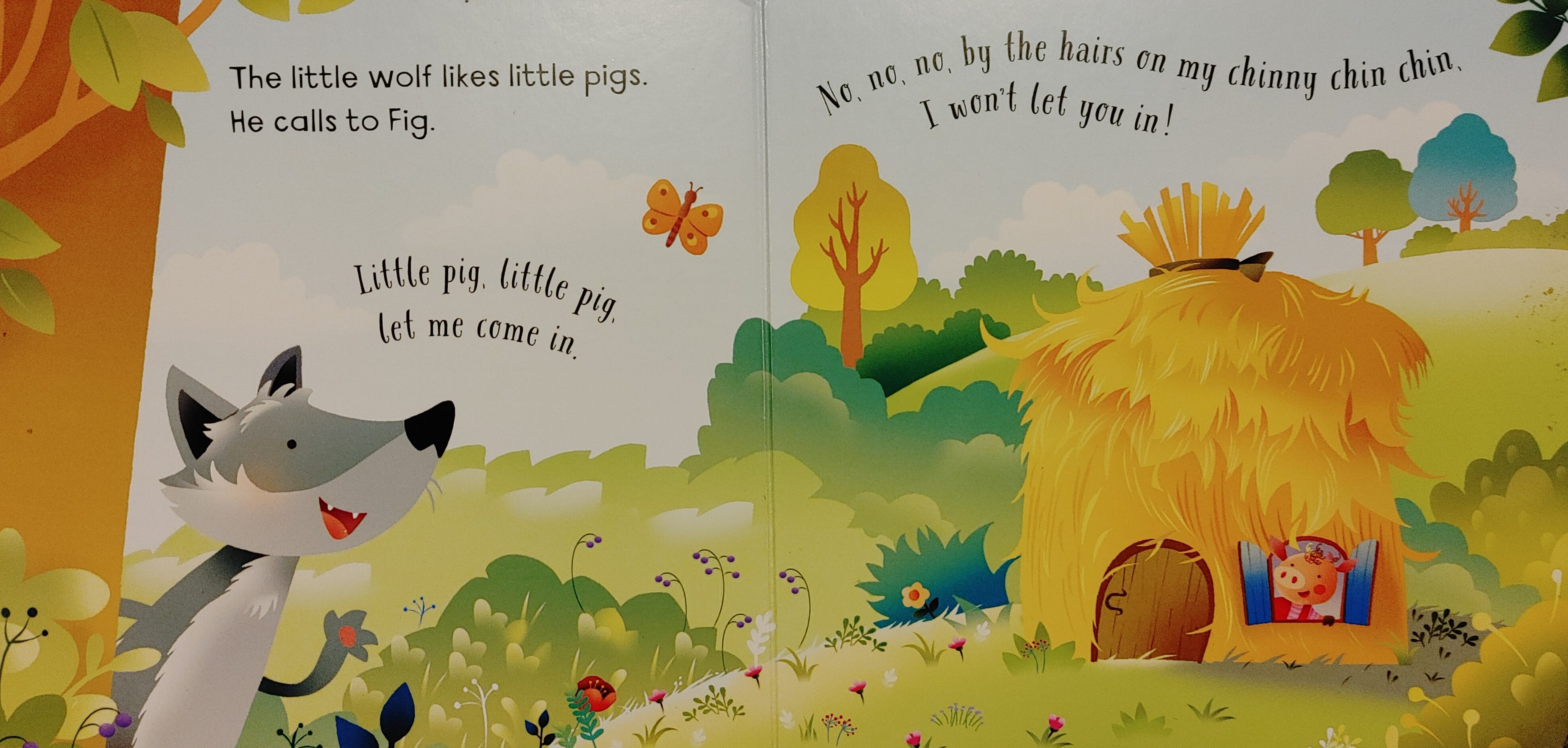 The Three Little Pigs and the Wimpy Wolf