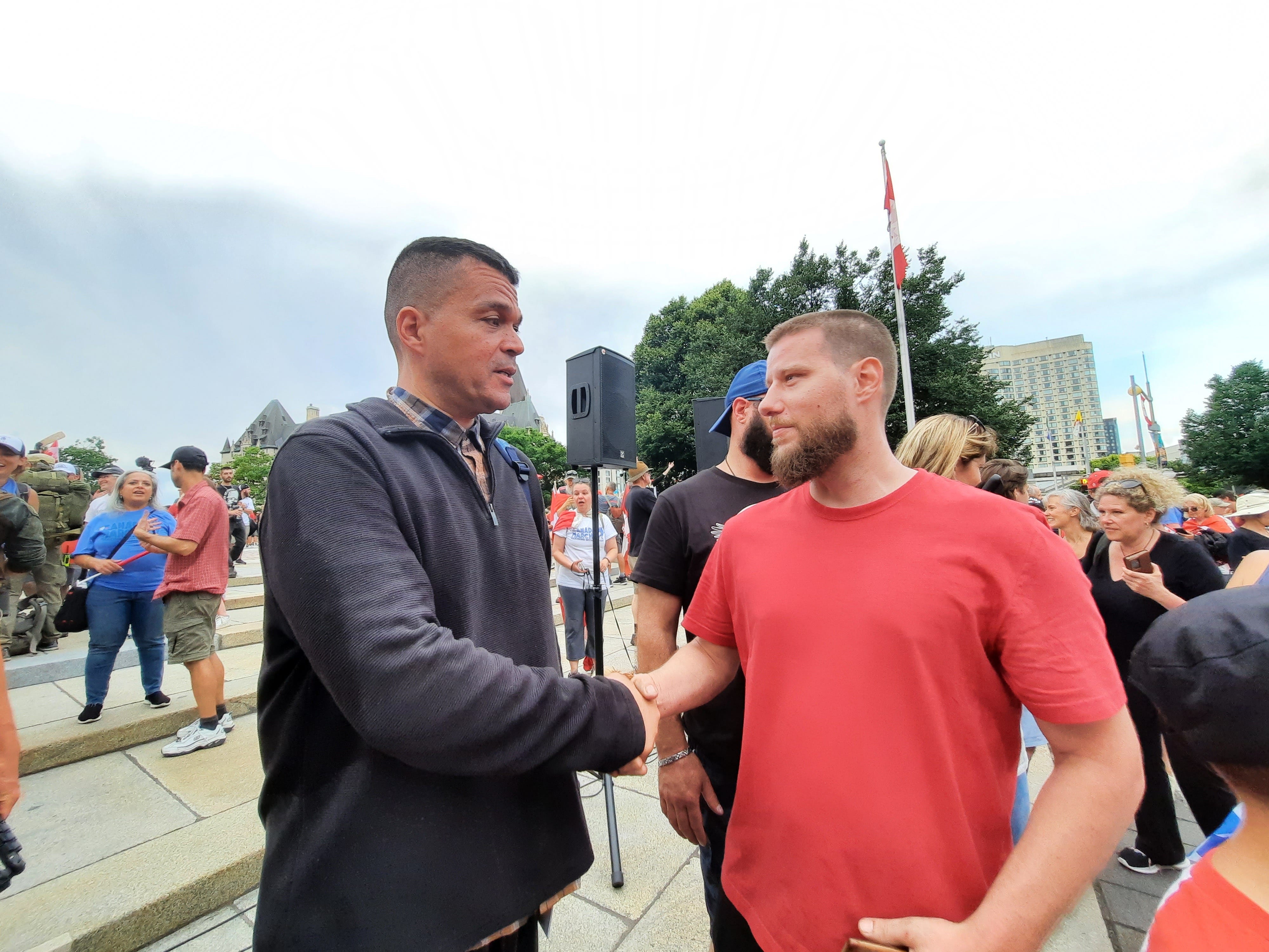 When James Topp, I, & security team arrive at the Tomb of the Unknown ...