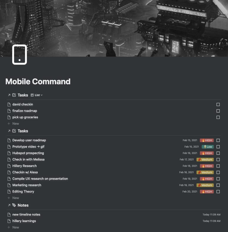 Maximize Your Notion Mobile - by Brendan Shih