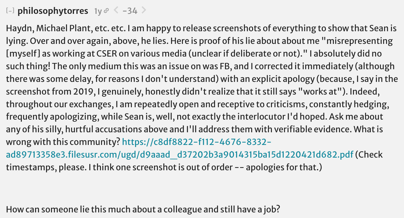 Émile P. Torres’s history of dishonesty and harassment — EA Forum