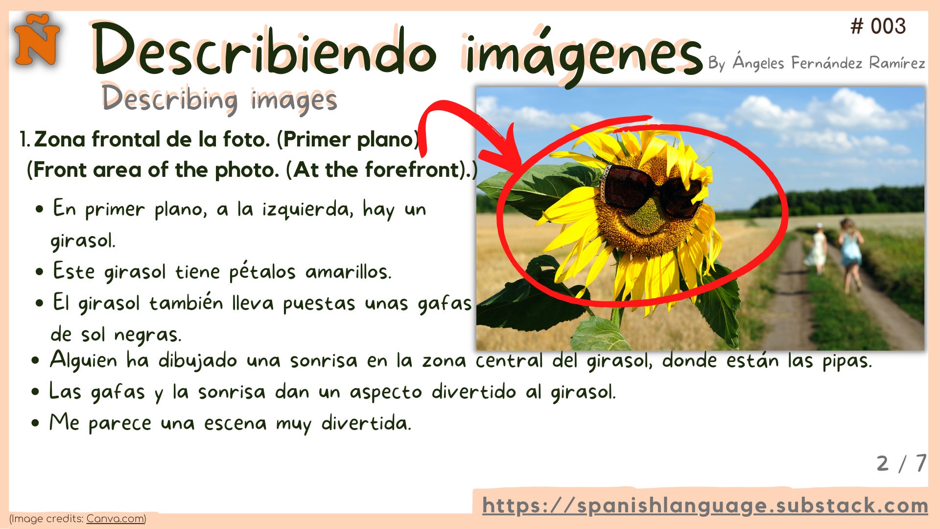 How to describe images in Spanish? (003)
