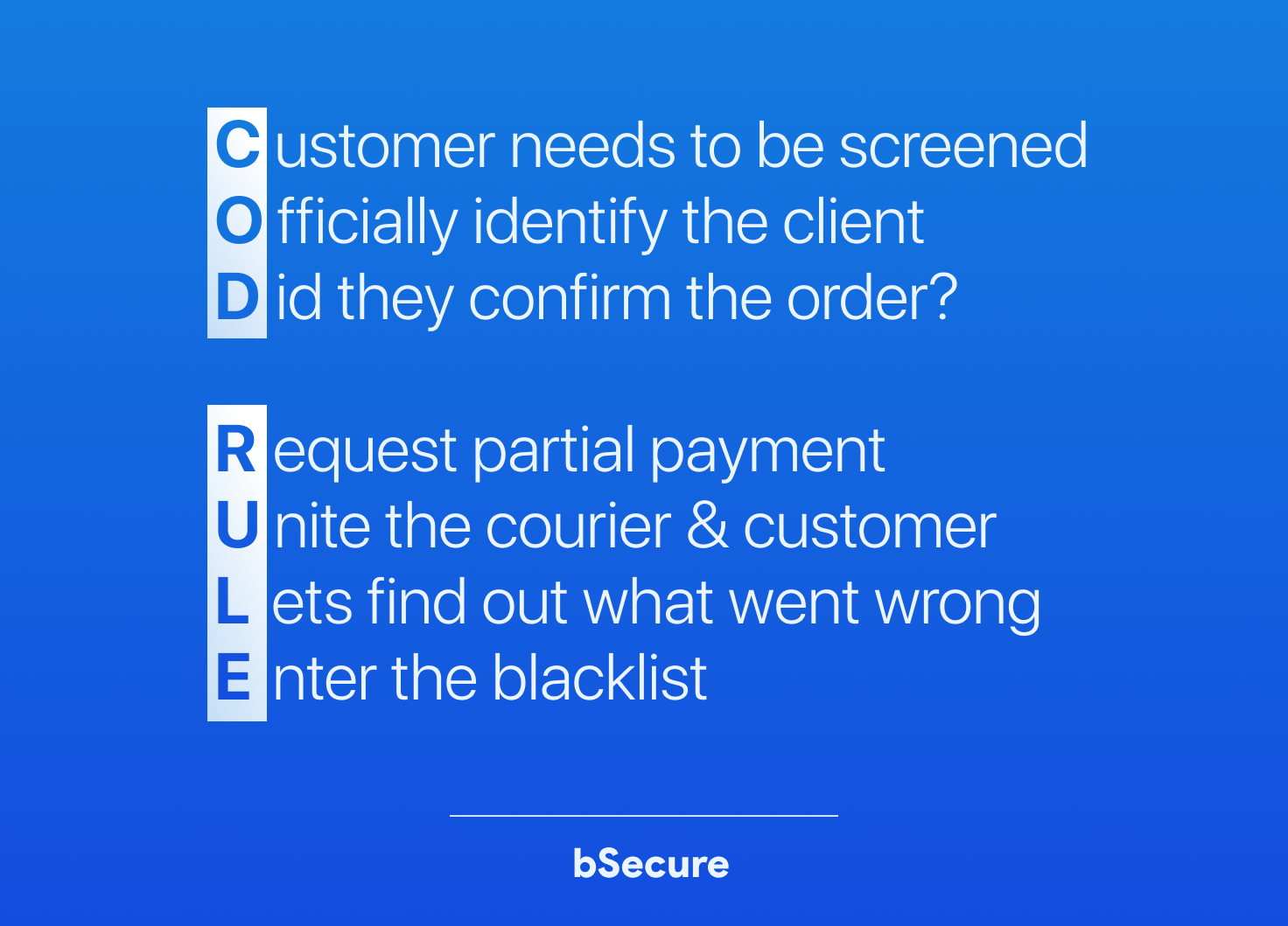 COD RULEs | How to Reduce Rejection At Doorstep