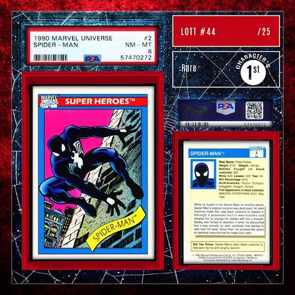 One of the most iconic trading card sets of all time, the 1990 Marvel ...