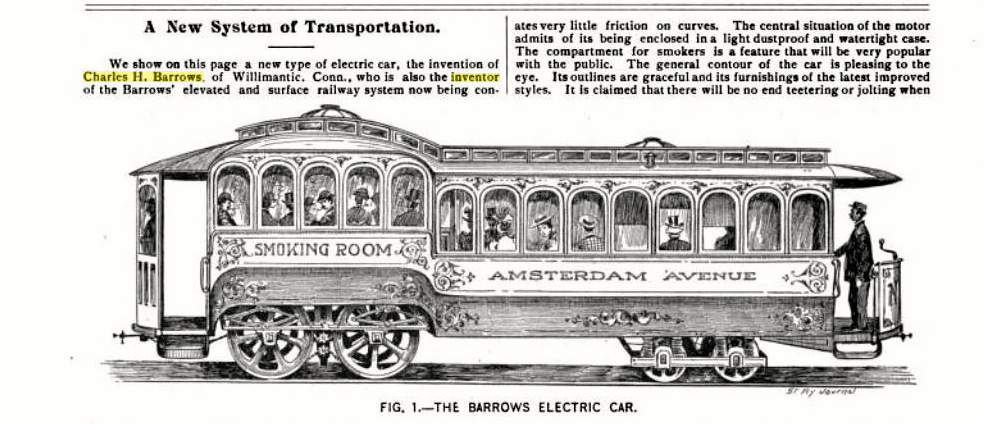 The Ingenious Charles H. Barrows and his Electric Tricycle