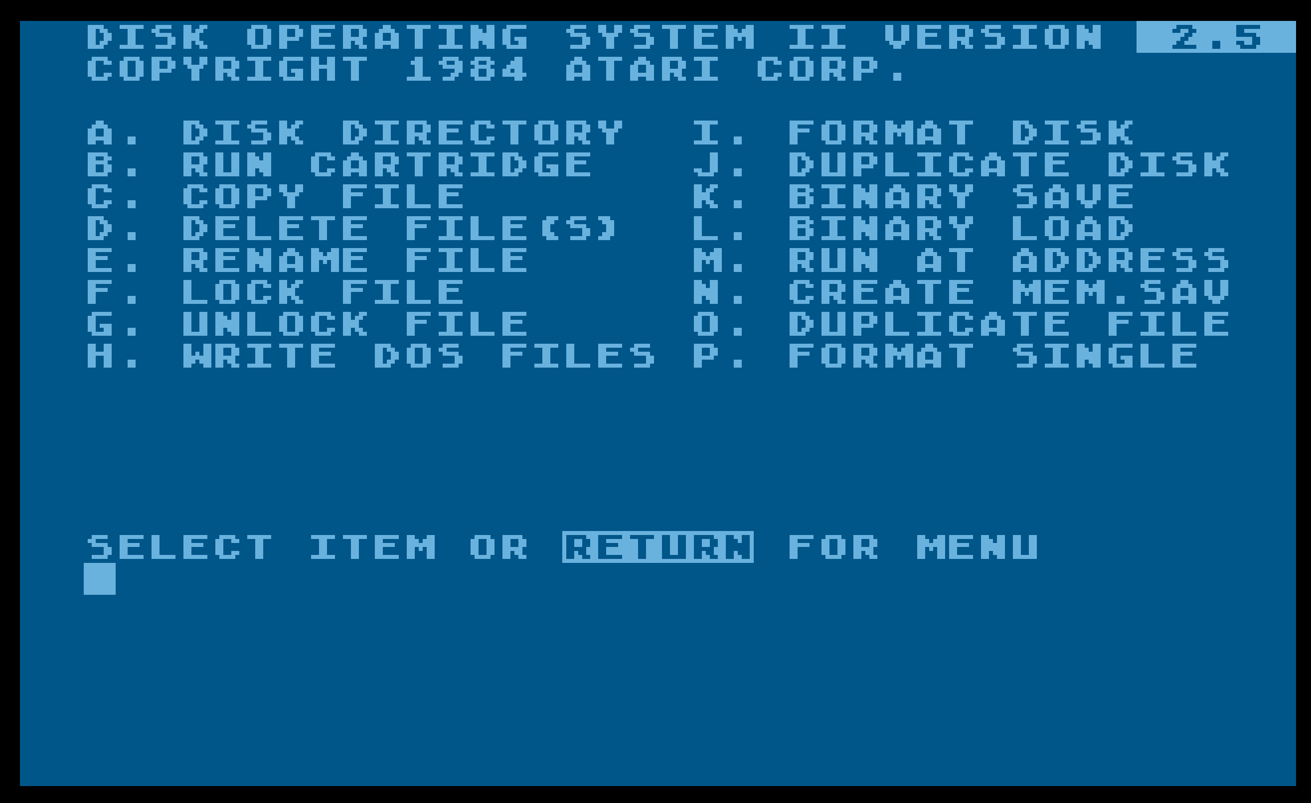 Understanding the Atari DOS 2 File Format