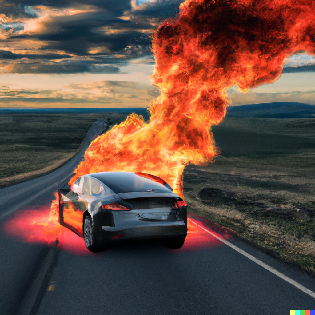 How is Tesla like Enron?