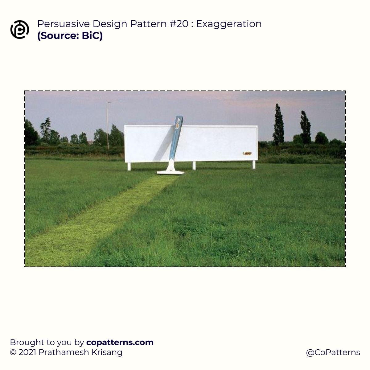 Persuasive Design Pattern #20 : Exaggeration